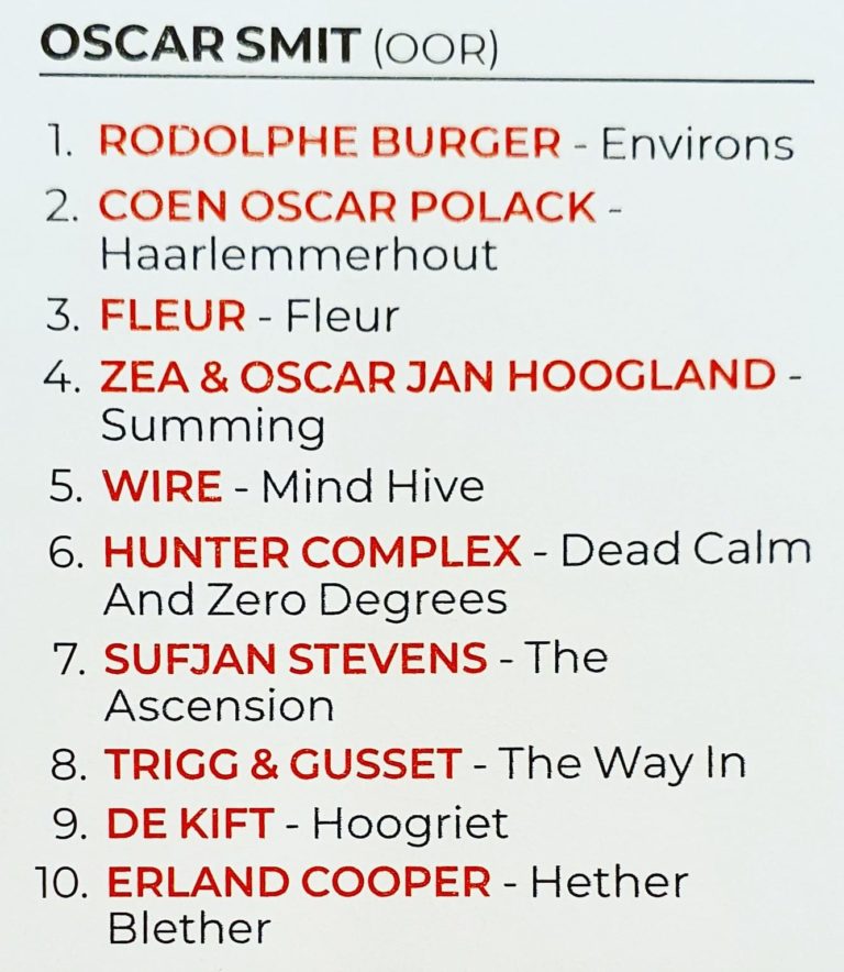 oscar smit (oor): best albums of 2020 (including dead calm and zero ...
